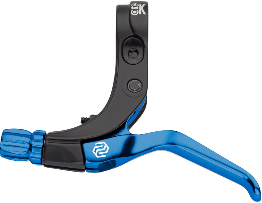 Promax Click V-Point Brake Lever - Long Reach, Blue | Bikeparts.Com
