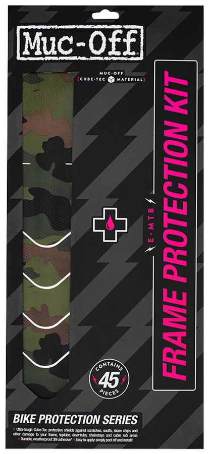 Muc-Off E-MTB Frame Protection Kit - 45-Piece Kit, Camo | Bikeparts.Com